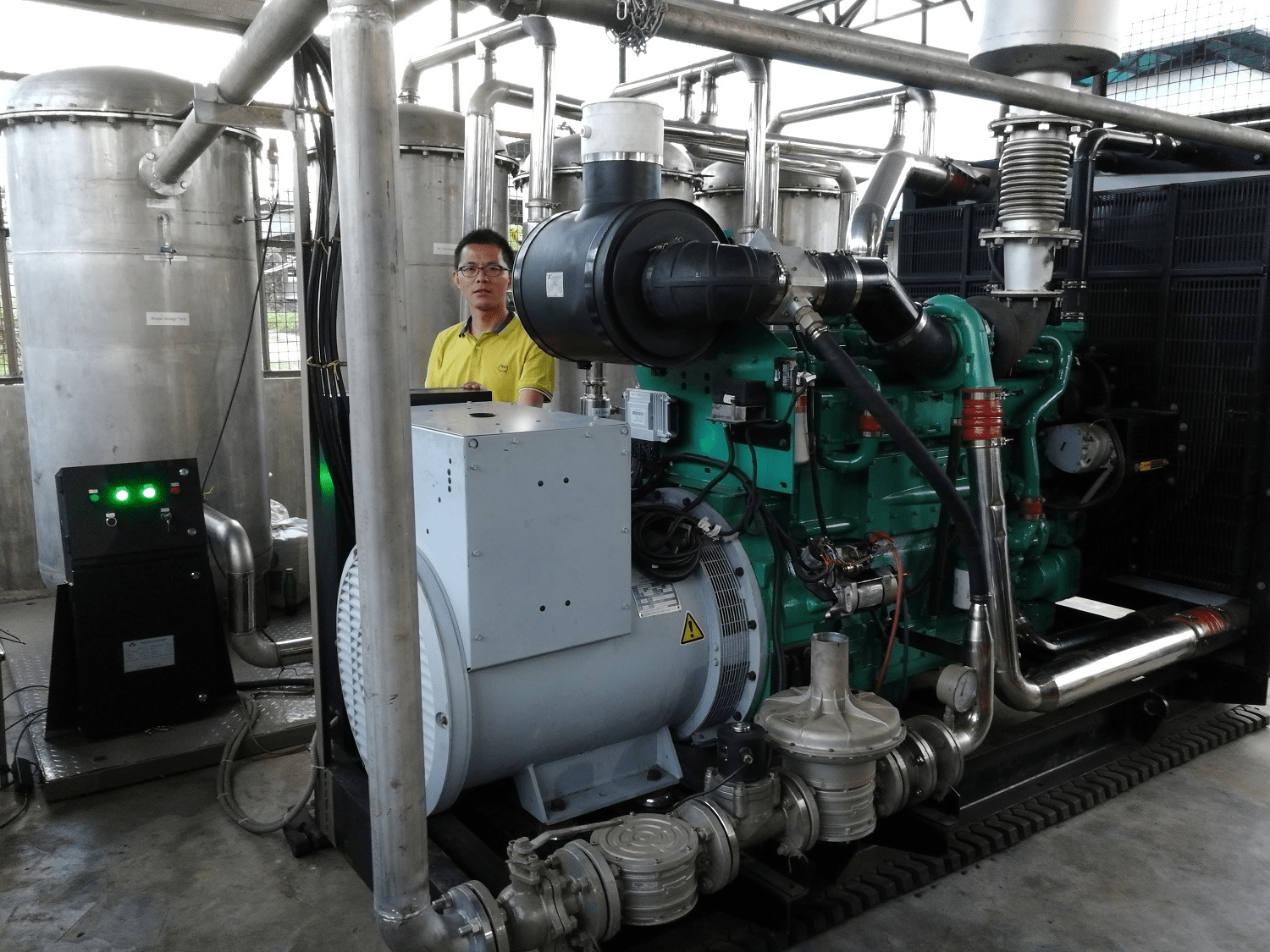 Biogas Generator Installation in Philippines – edward@homsepower