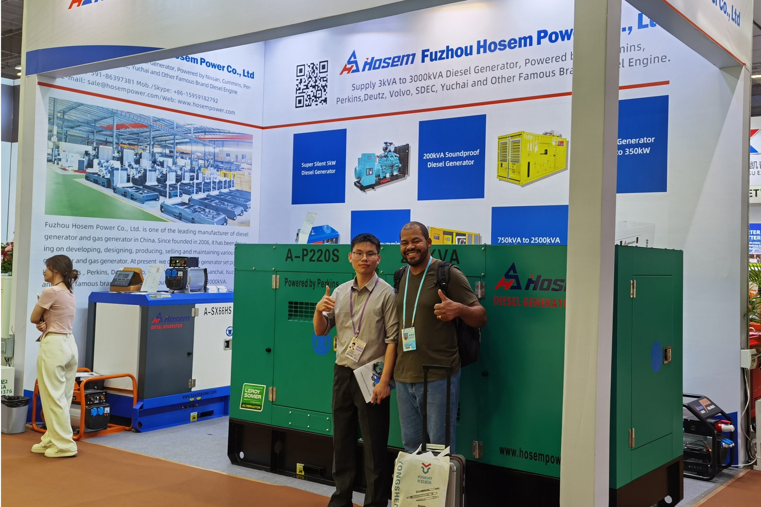Hosem Power Joined the 135th Canton Fair - Hosem Power Diesel Generato ...